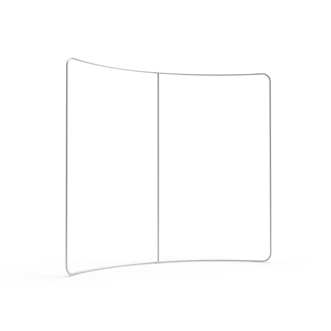 Curved Fabric Display Stands – Rollupbanner