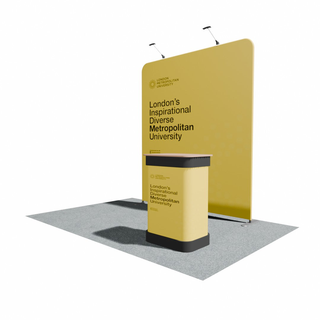 2000mm Fabric Display Stand - Straight – Rollupbanner