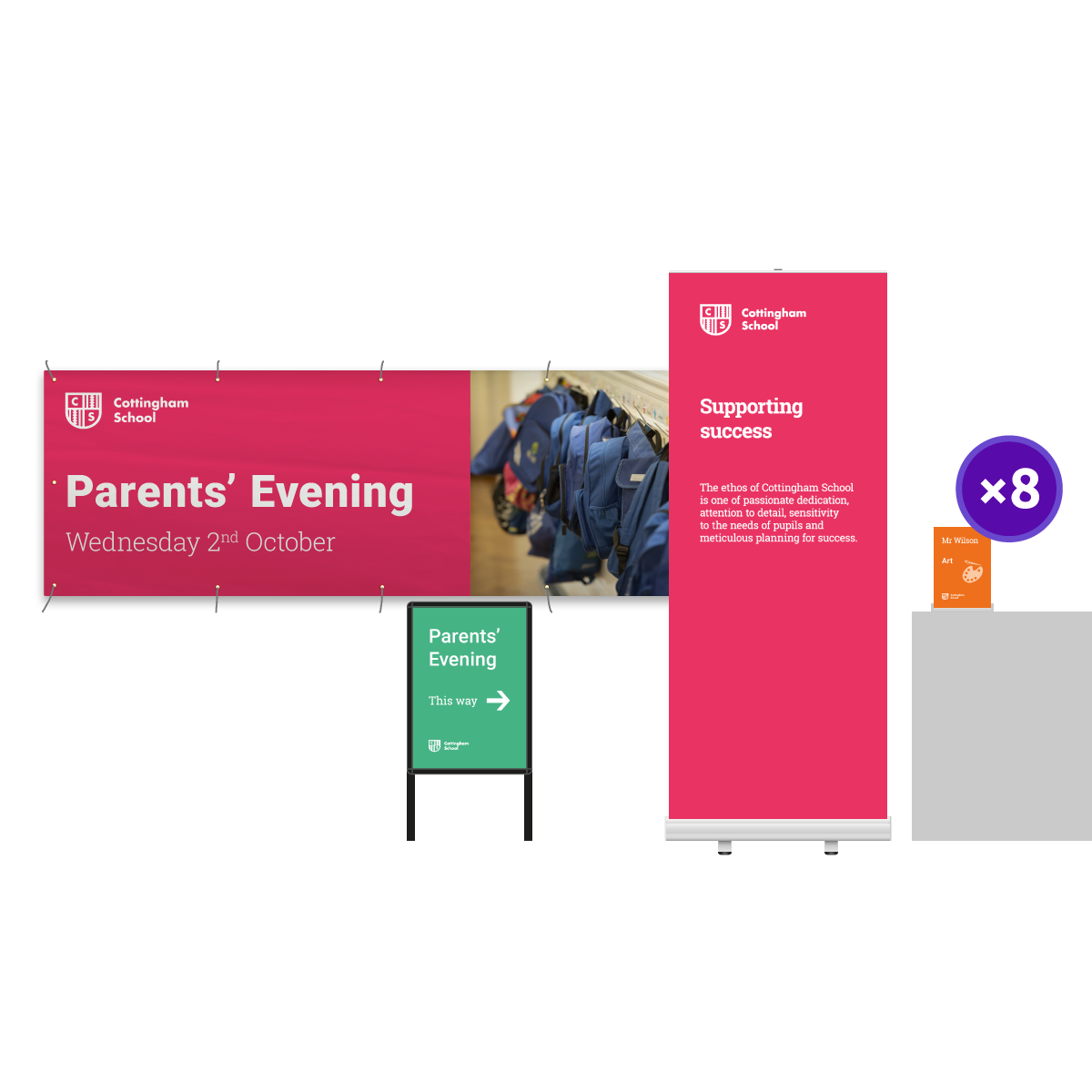 Parents' Evening Bundle – Rollupbanner